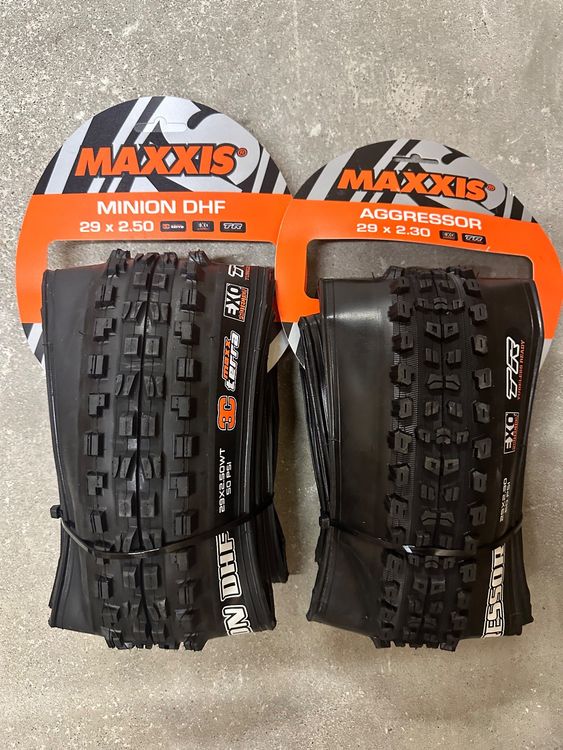 Maxxis set 1x Minion DHF 29x2.50 & 1 x Aggressor 29x2.30 (Neu (gemäss ...