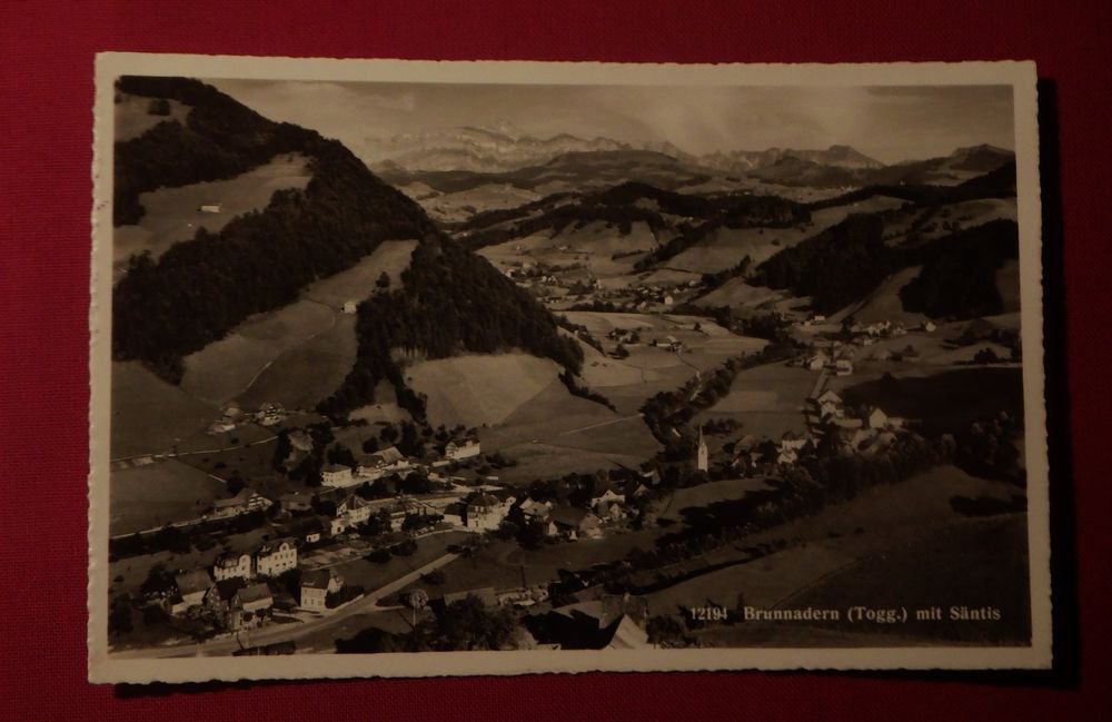 Brunnadern Toggenburg, alte AK gelaufen mit Stempel Feldpost (Gebraucht) in Schänis für CHF 7 ...