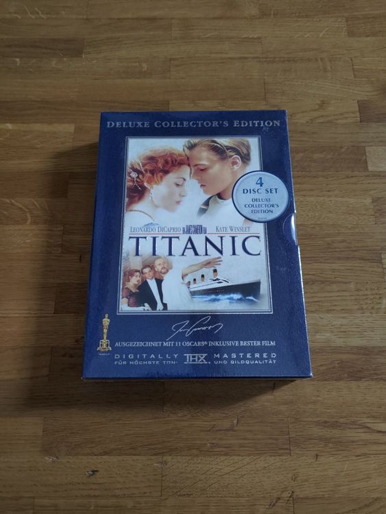 DVD: Titanic (Deluxe Collector's Edition, 4 Disc Set) (Neu) (Neu und ...