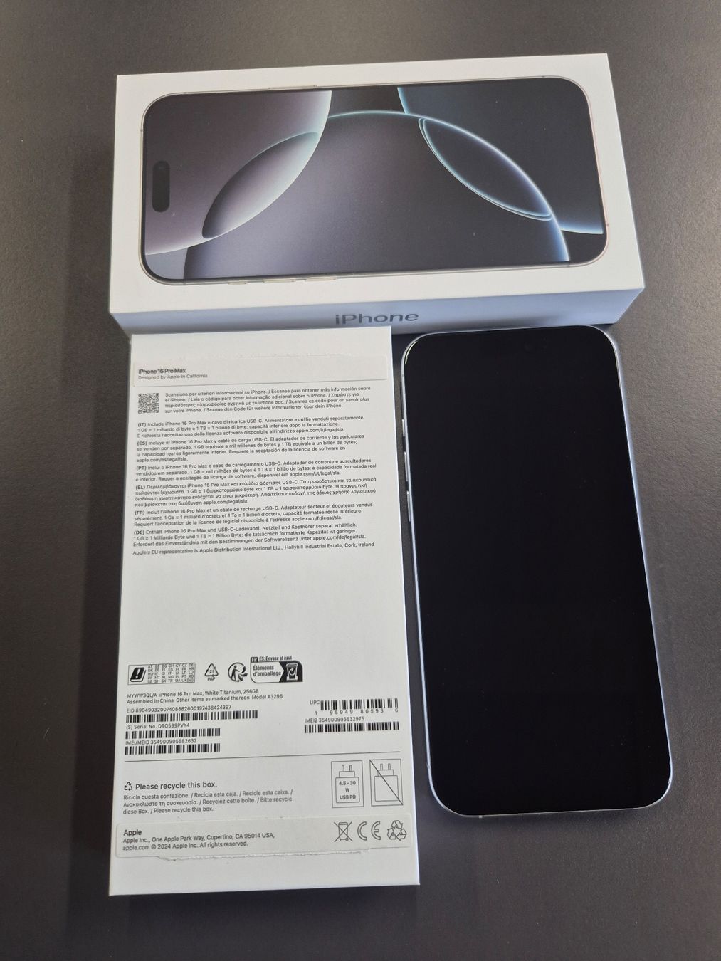 Apple iPhone 16 Pro Max, Titan weiss 256 GB (Gebraucht) in Bern für CHF ...