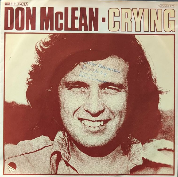 Vinyl Single Don McLean - Crying | Kaufen auf Ricardo