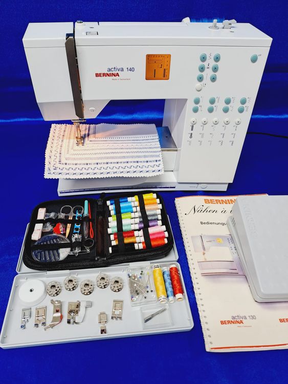 BERNINA ACTIVA 140 WIE NEU GARANTIE 3MT FRISCH REVIDIERT (Gebraucht) in ...