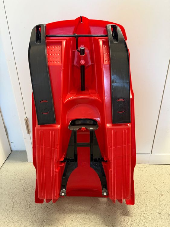 Kids snow bob / sled with steering wheel and racing stripes (Gebraucht ...