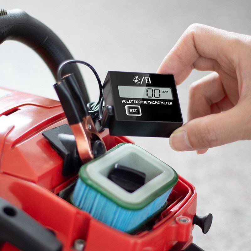 Drehzahlmesser Digital Tachometer LCD Motorsäge Kettensäge (Neu (gemäss ...