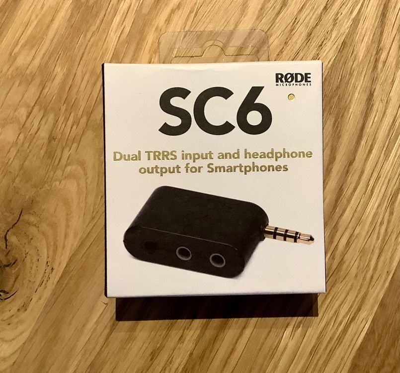 Rode SC6 adapteur double TRRS (Neu und originalverpackt) in Gland für CHF 1 – mit Lieferung auf ...