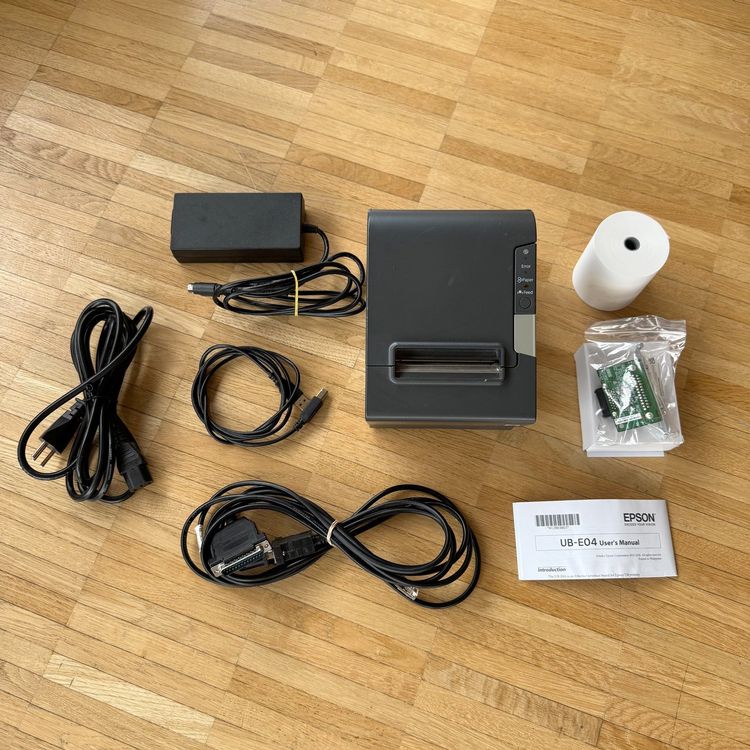 Epson TM-88V Thermodrucker & neues UB-E04 Ethernet Modul (Gebraucht) in ...