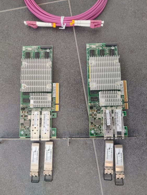 2x HP 10G Glasfaser/fiber card 10Gb SFP+ (Gebraucht) in Mörigen für CHF ...