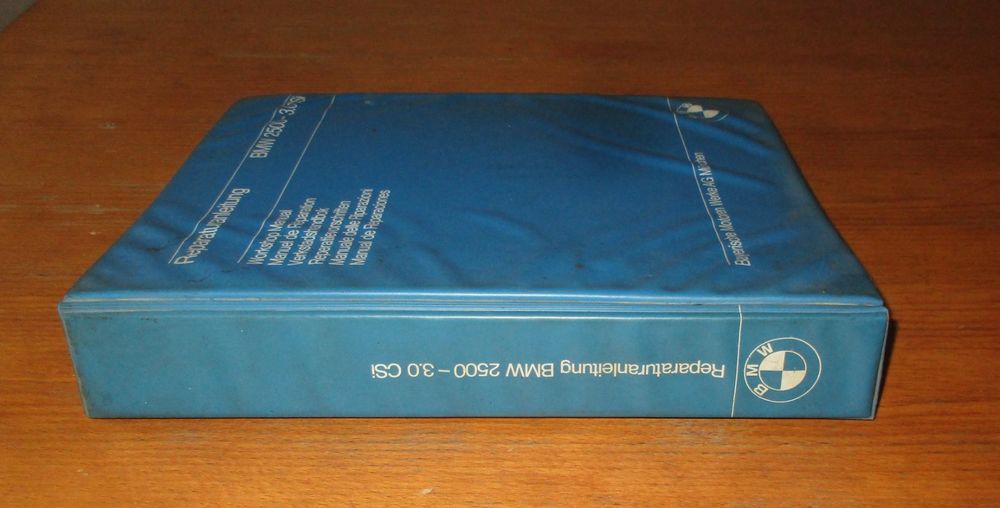 BMW E9 BMW 2500CS bis BMW 3.0CSi Reparaturanleitung | Kaufen auf Ricardo