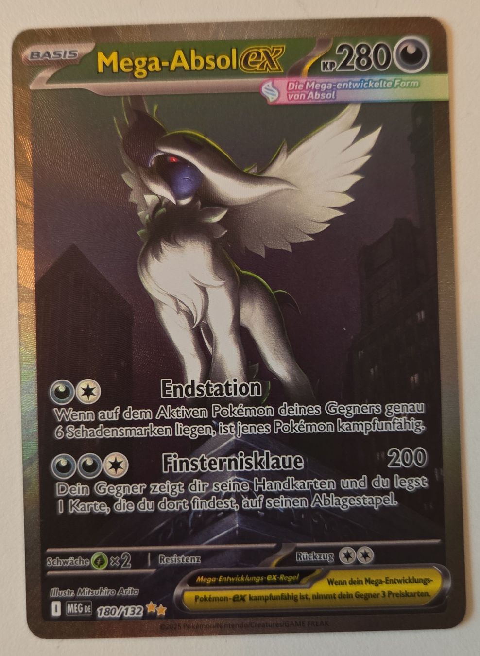 Mega-Absol EX - Seltene Pokémon Karte für Sammler! (Neu (gemäss ...