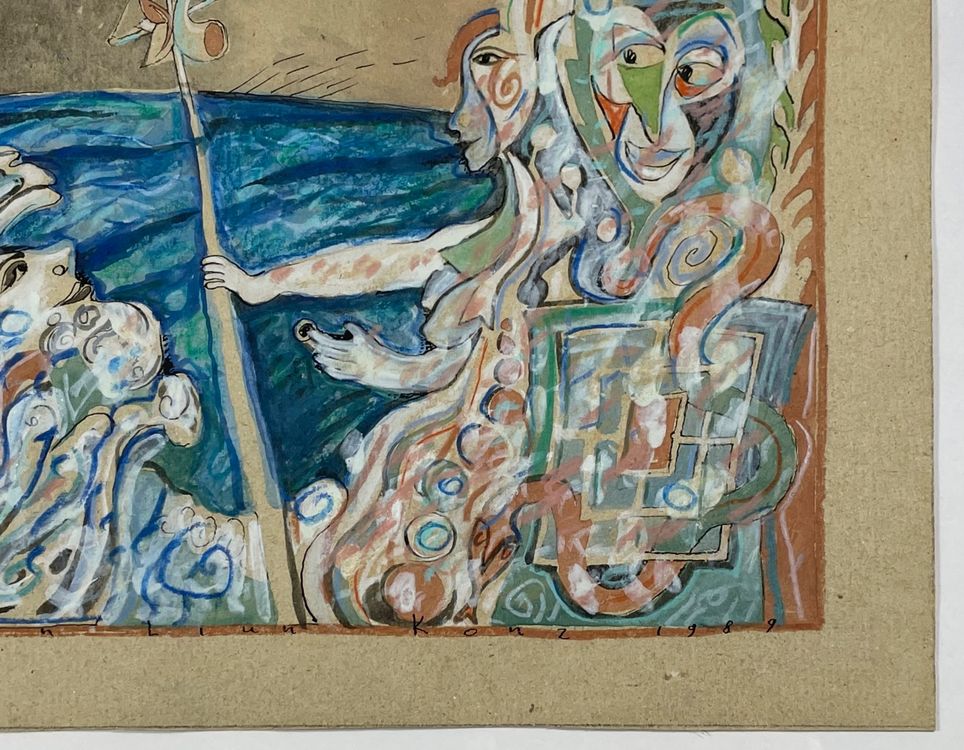 Steivan Liun Könz (1940-1998) Mischtechnik (Gebraucht) in Root für CHF ...