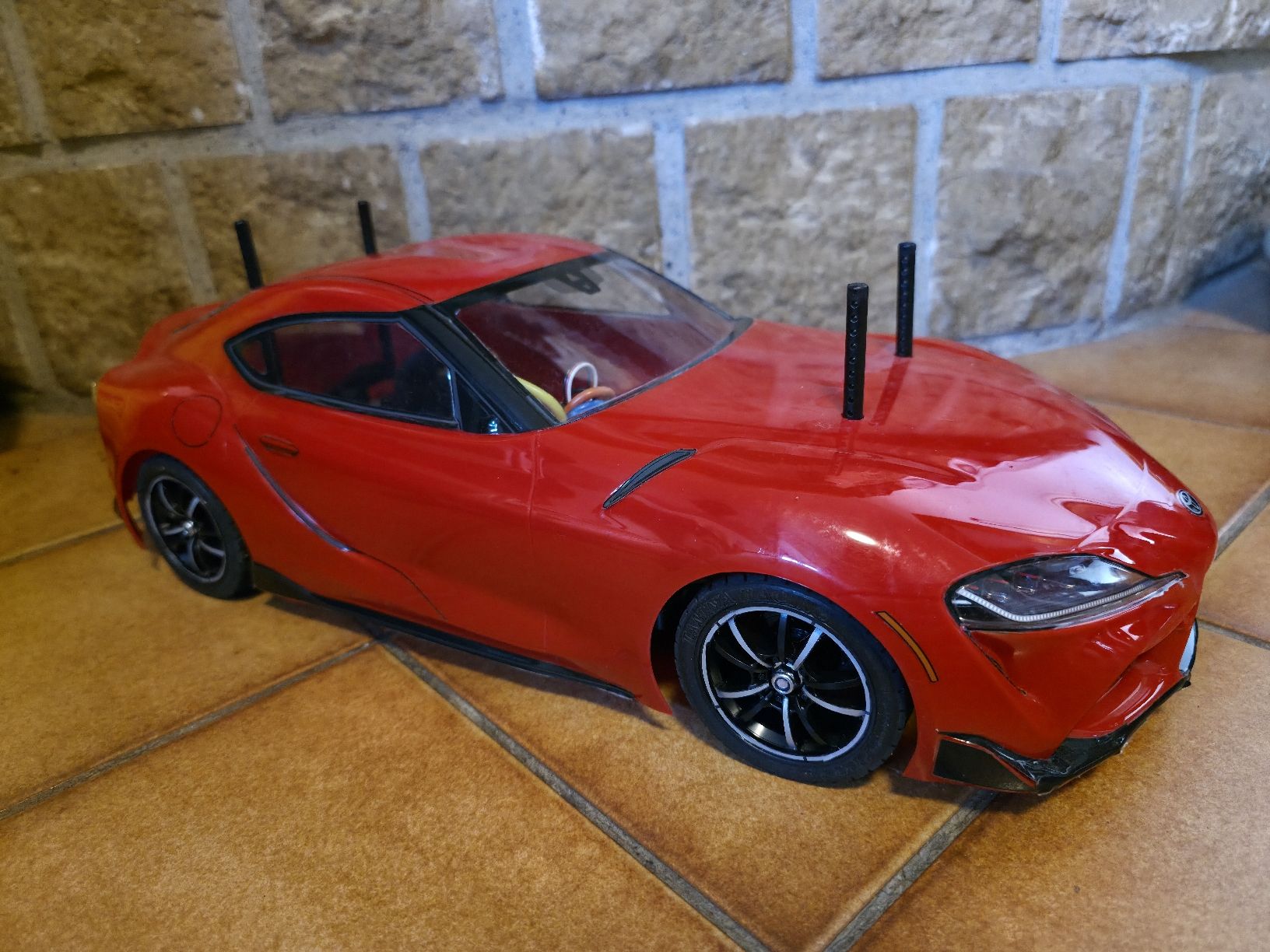 Carrosserie + Jantes 1/10 Tamiya Toyota Supra + Pneus (Gebraucht) in ...