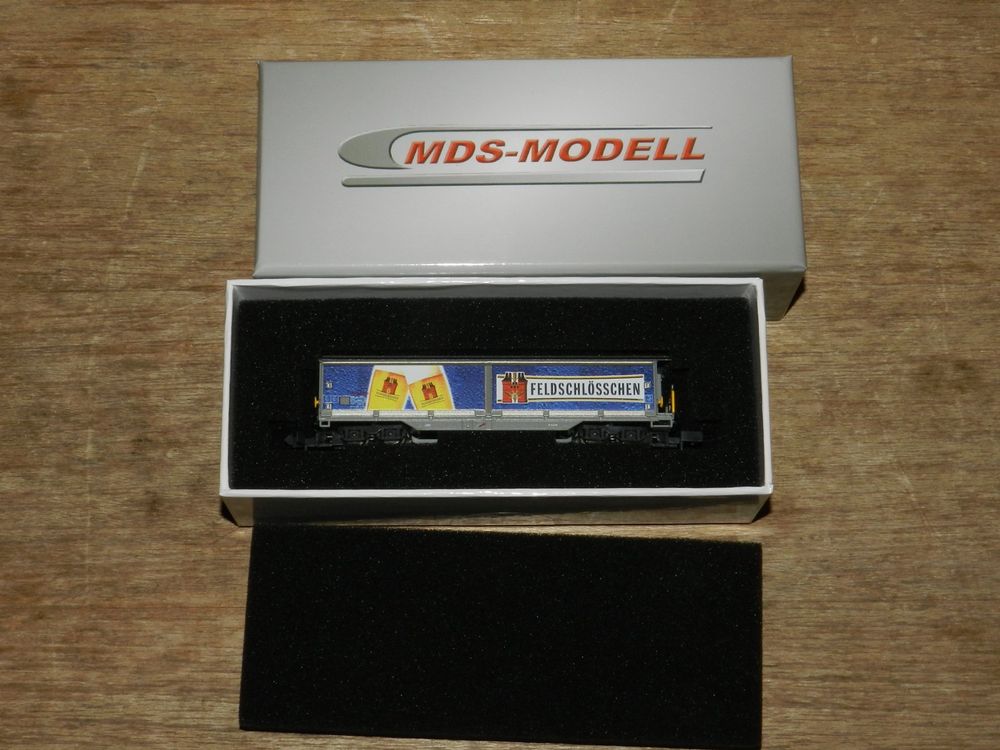 MDS- Modell Spur N Schiebewandwagen Feldschlösschen der RhB (Neuf avec ...