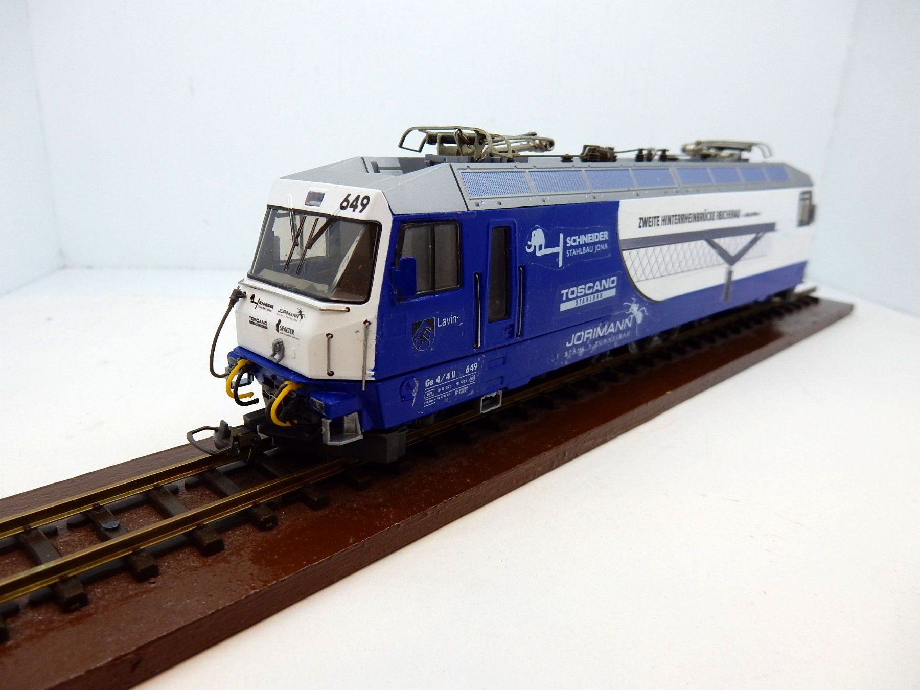 Hom- - RhB "Rhätische Bahn"- Loc Ge 4/4 III 649" Lavin" (D'occasion) à ...
