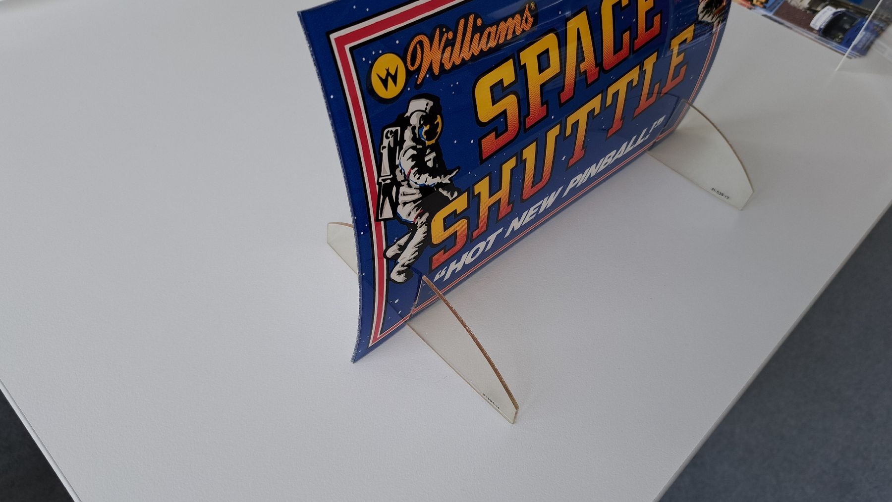 Williams Space Shuttle Pinball Automat Schild, Top! (Gebraucht) in Wil ...