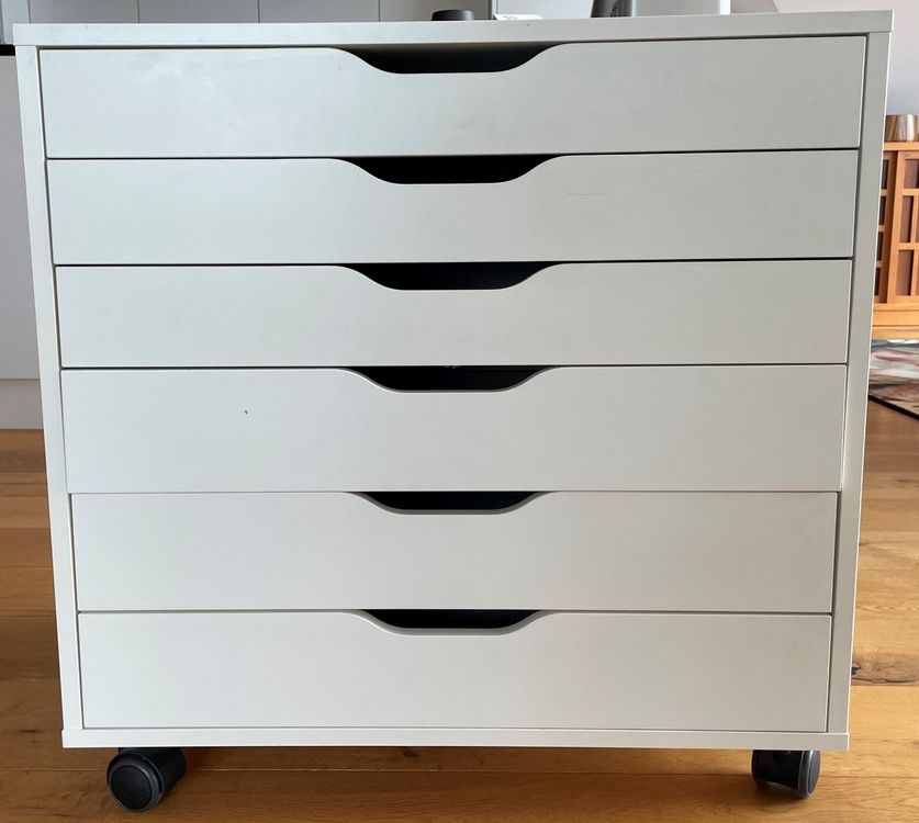 Rollcontainer , 6 Schubladen, IKEA Modell ALEX , Farbe weiss | Kaufen ...