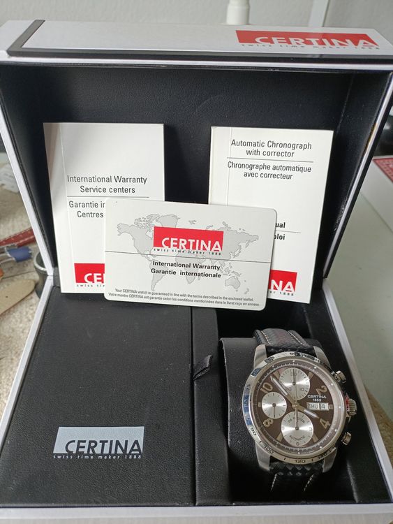 Certina Automatik Chronograph DS Podium • Full set (Gebraucht) in Solothurn für CHF 491 – mit ...