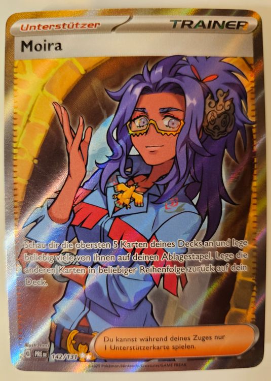 Pokemon Trainer Karte Moira Prismatische Entwicklungen | Kaufen auf Ricardo