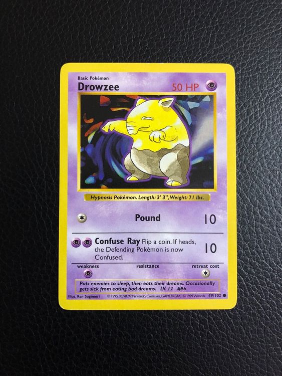 Base Set Shadowless Drowzee 49/102 Ab 1 (Gebraucht) in für CHF 6 – mit ...