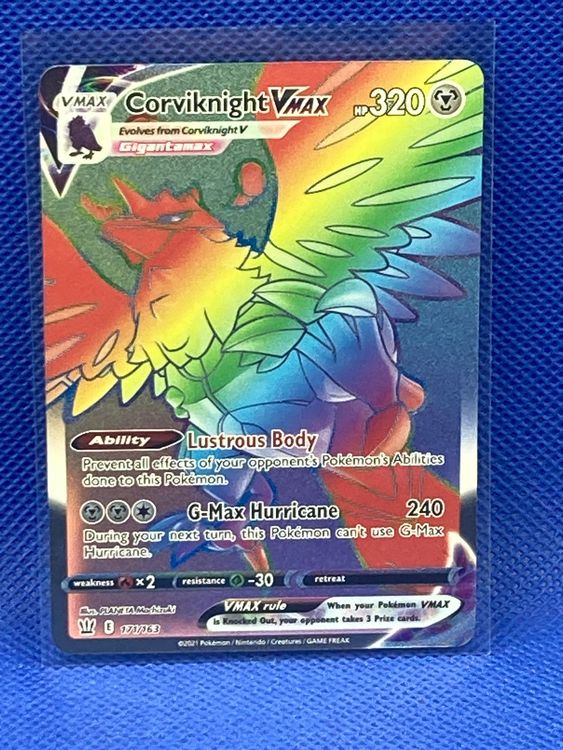 Pokemon Battle Styles / Corviknight VMAX 171 / 163 EN | Kaufen auf Ricardo