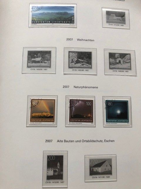 1912-2008, Liechtenstein Sammlung gestempelt, meist ET (Gebraucht) in Beckenried für CHF 44 ...