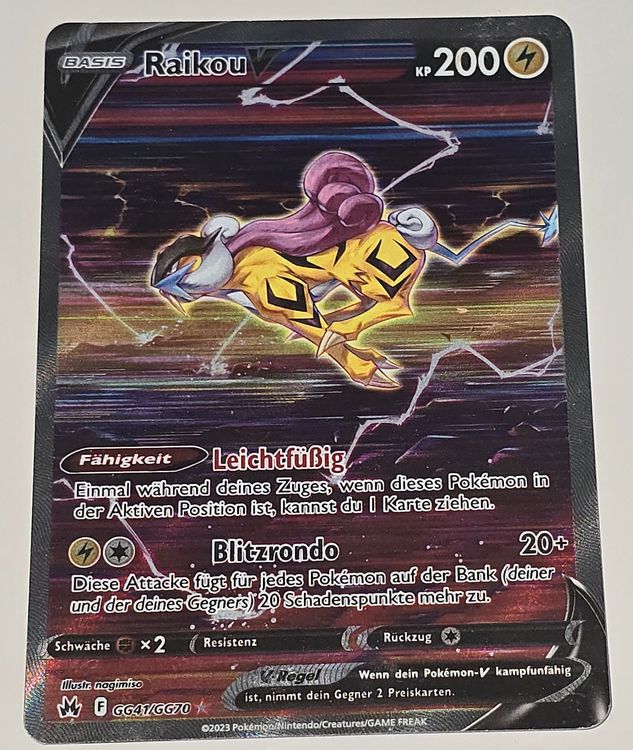 Raikou V GG41/GG70 🇩🇪Deutsch🇩🇪 (Nuovo (secondo la descrizione)) a ...