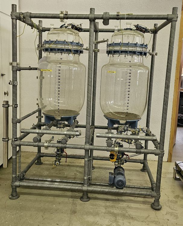 200 Liter ZR-Gefäss Behälter Tank Borosilikatglas Büchi-Glas (Gebraucht ...