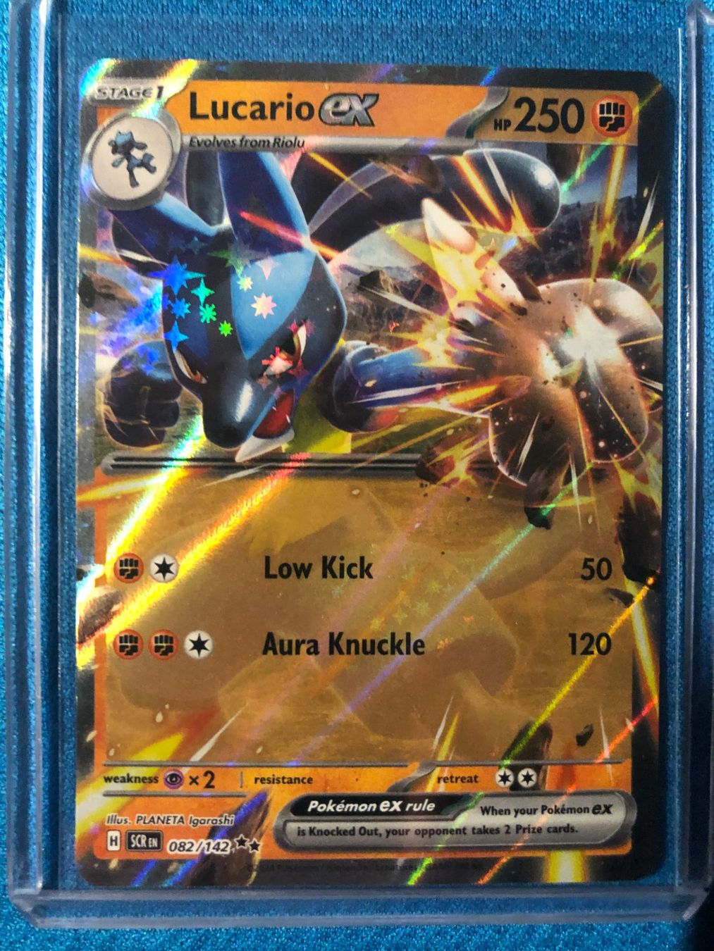 Pokemon - Lucario EX (082/142) Stellar Crown English - (Gebraucht) in ...