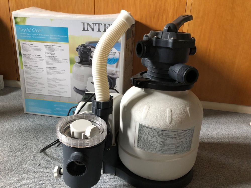 Intex 7900 l/h Sandfilter Glasfilter Sandfilterpumpe | Kaufen auf Ricardo