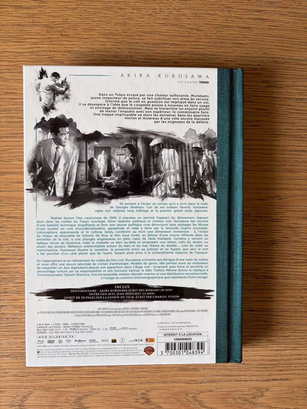 CHIEN ENRAGE DE KUROSAWA BLU RAY + DVD (Gebraucht) in Geneve für CHF 49 ...