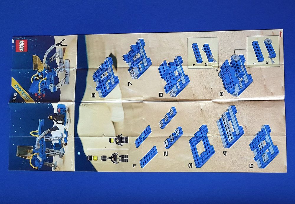 LEGO Bauanleitung 6882 Walking Astro Grappler 1985 Weltraum | Kaufen ...