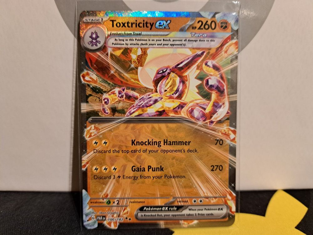 TOXTRICITY EX TERA PARADOX RIFT POKEMON KARTE 100/182 (Gebraucht) in ...