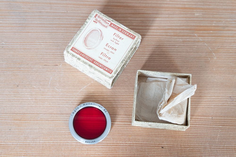 Rotfilter für Rolleiflex-Kamera 3,5 "Agfa Rolleifilter 83" (Gebraucht ...