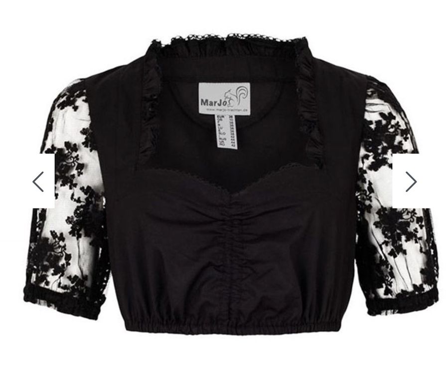 Dirndlbluse schwarz NEU Gr. 46 (Neu und originalverpackt) in Künten für CHF 19 – mit Lieferung ...