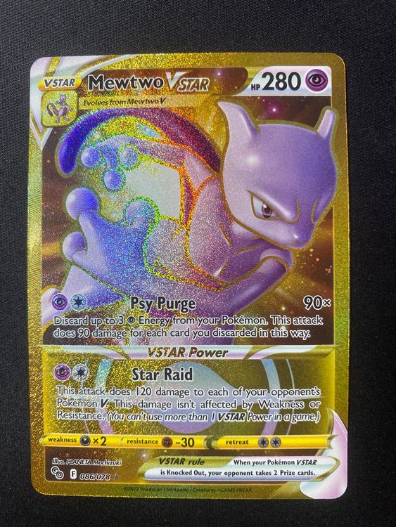 Mewtwo VSTAR 86 - Mewtwu - Secret Rare - Pokémon GO - EN (Neu (gemäss ...