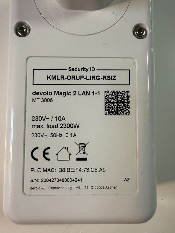 devolo Magic 2 LAN Powerline Adapter (Gebraucht) in Zürich für CHF 1 ...