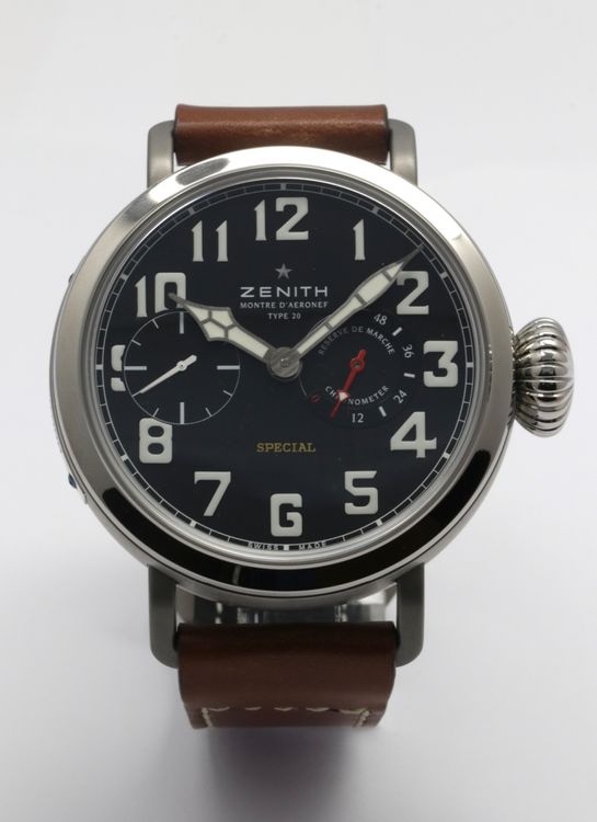 Zenith 95.2420.5011/21.C723 Pilot Montre d'Aéroneuf 58mm | Kaufen auf ...