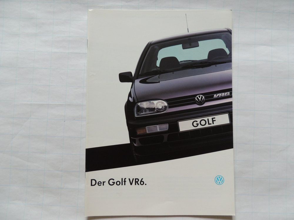 VW Golf VR6 1993 CH - Prospekt " | Kaufen auf Ricardo