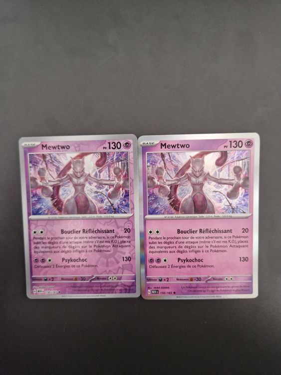 Carte Pokemon FR 151 Mewtwo Holo et Reverse (Gebraucht) in für CHF 6 ...