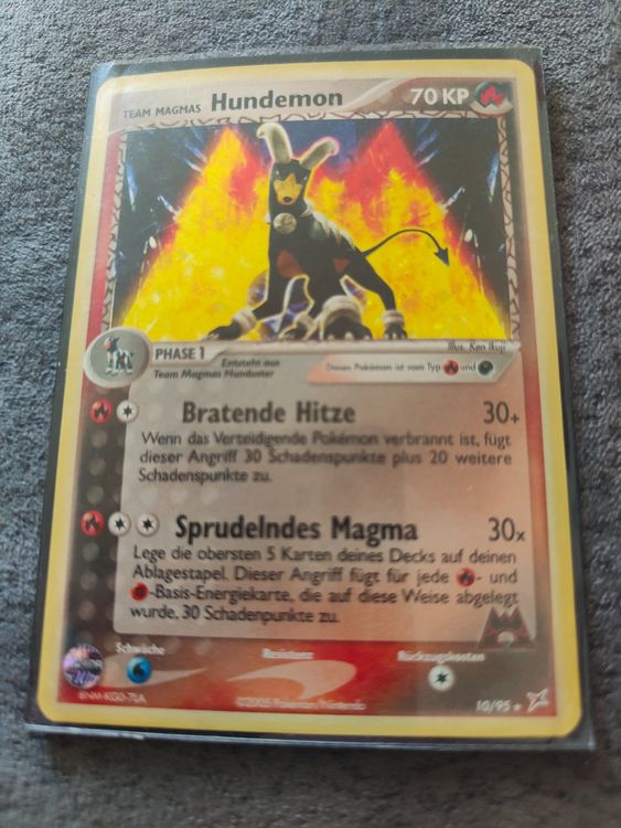 Pokemon ☆ Team Magmas ☆ Hundemon ☆ 2005 | Kaufen auf Ricardo