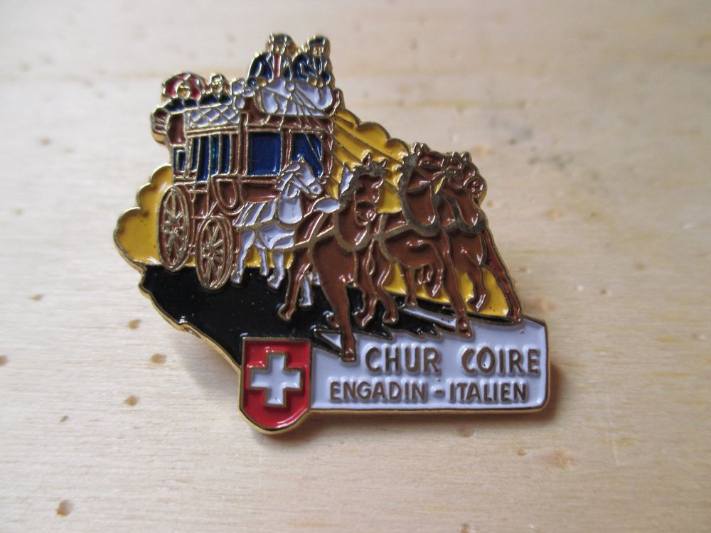 Kutsche Post Chur Engadin Pin | Kaufen auf Ricardo