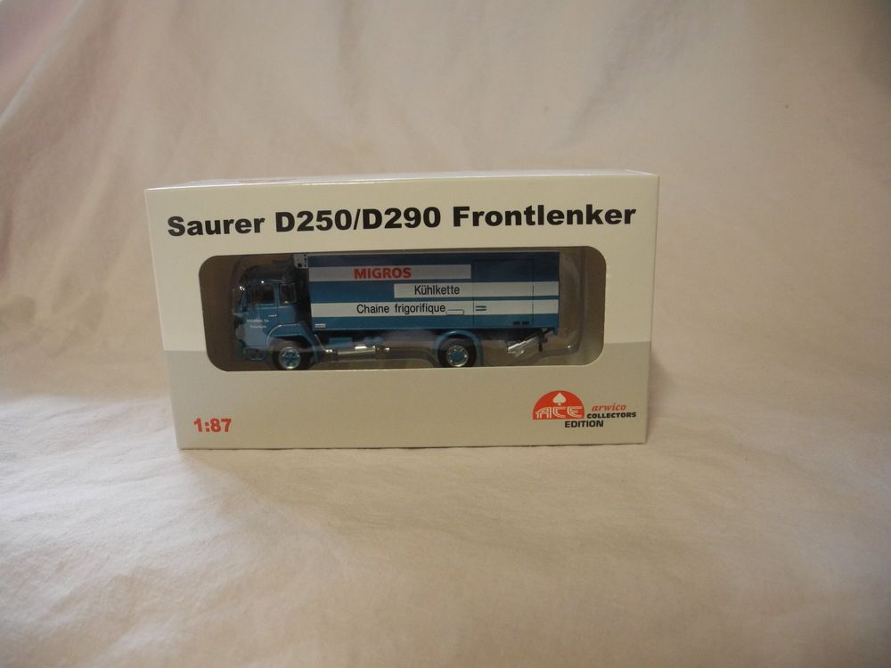 ARWICO SAURER D250/D290 FRONTLENKER FRIGO MIGROS 1:87 MIB | Kaufen auf ...