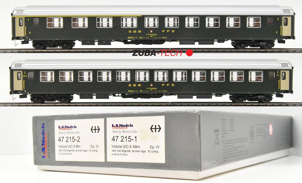 L.S. Models 47 215, UIC-X Set 2-tlg SBB, H0 DC mit OVP (Neu (gemäss Beschreibung)) in St. Gallen ...