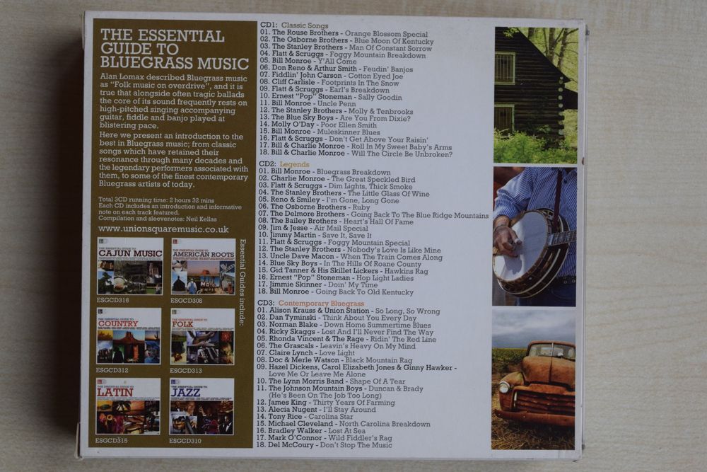Bluegrass CD Box - The Essential Guide To - 3 CD Set (39) (Gebraucht ...