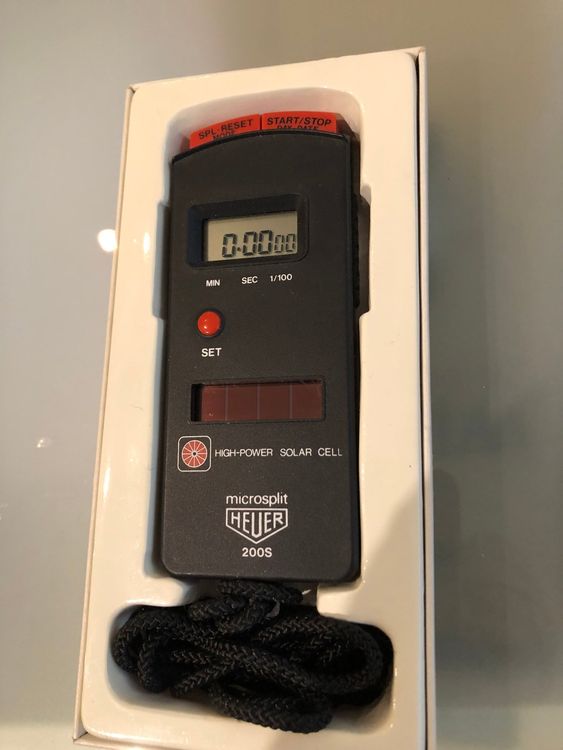 HEUER Microsplit 200S, compteur digital avec cellule solaire | Kaufen ...