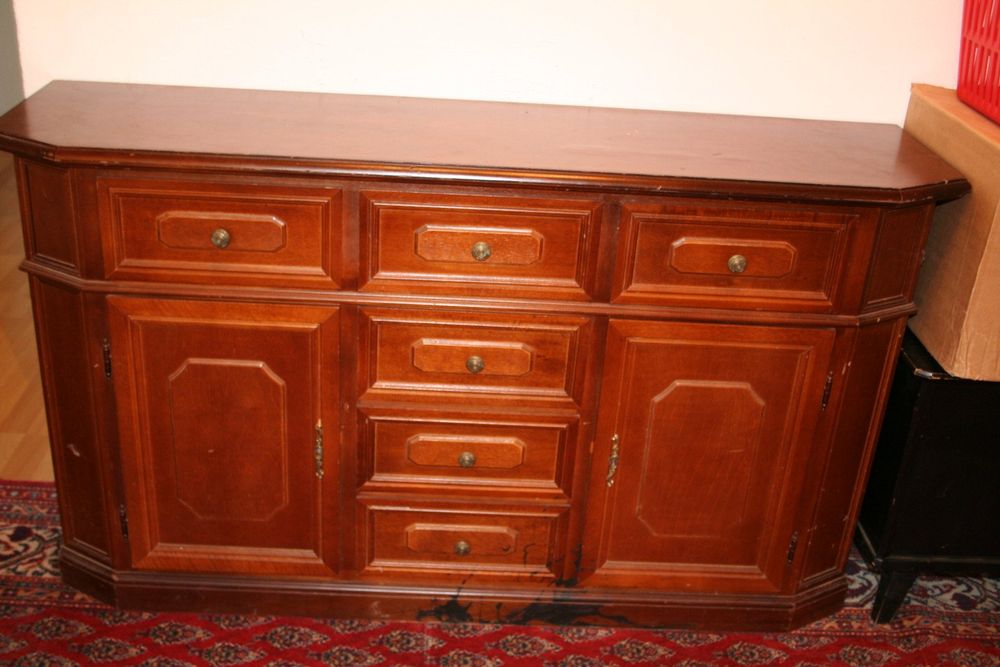 KOMMODE 140 x 38 x 78 cm, 6 Schubladen, 2 Tueren | Kaufen auf Ricardo