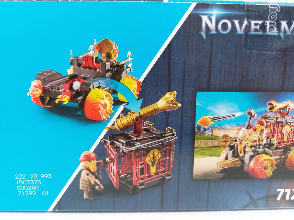 PLAYMOBIL 71299 Ritter Burnham Raiders Feuerkampfwagen NEU (Neu und ...