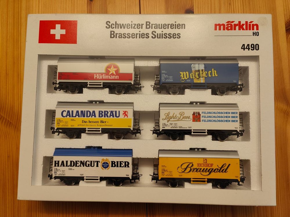 Märklin 4490 Schweizer Brauereiwagen (Neu und originalverpackt) in ...