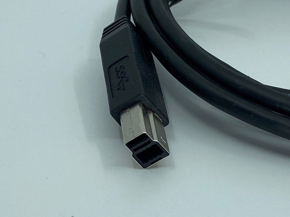 HP USB 3.0 Verbindungskabel Typ A/B, Schwarz, 1,8 m (NEU) (Neu und originalverpackt) in Höri für ...