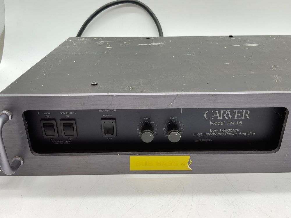 Carver PM-1.5 Verstärker Low Feedback high headroom | Kaufen auf Ricardo