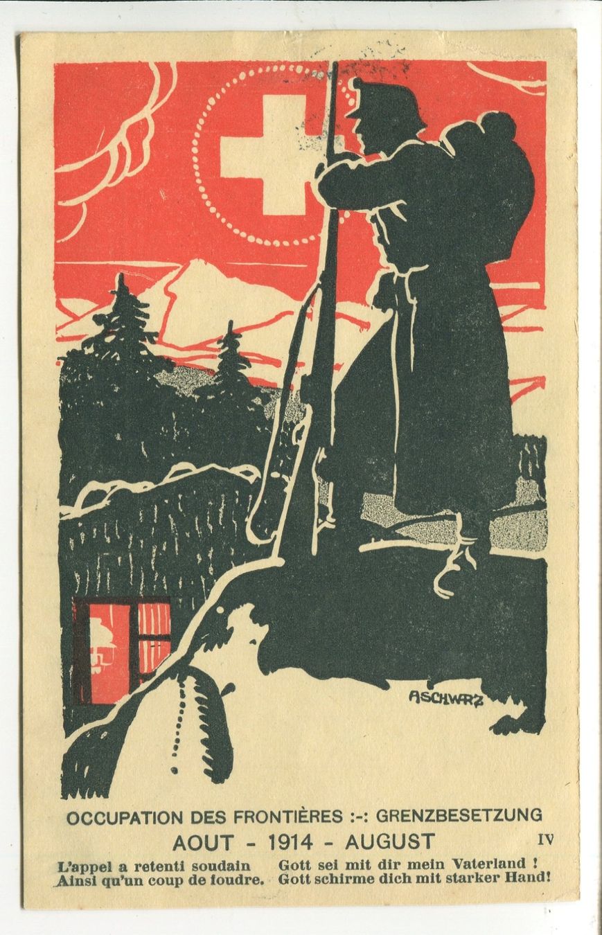 AK 1914 Grenzbesetzung 1914 Gott sei mit dir mein Mutterland (Gebraucht ...